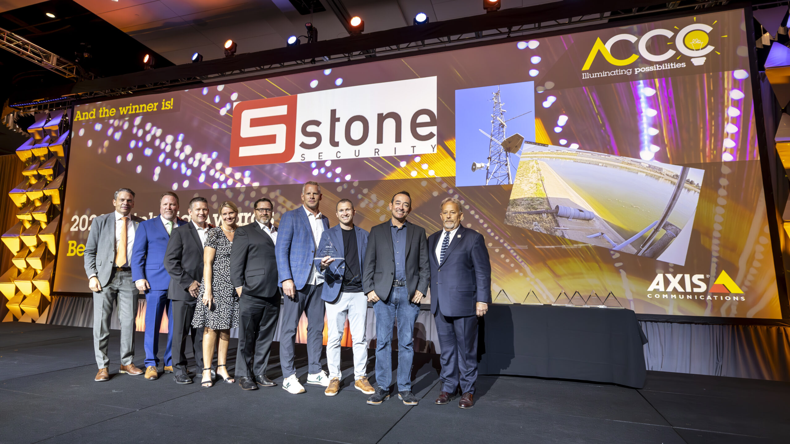 Stone Security Awarded 2023 Think Big – Best Axis ‘add on’ to a project by Axis Communications ...